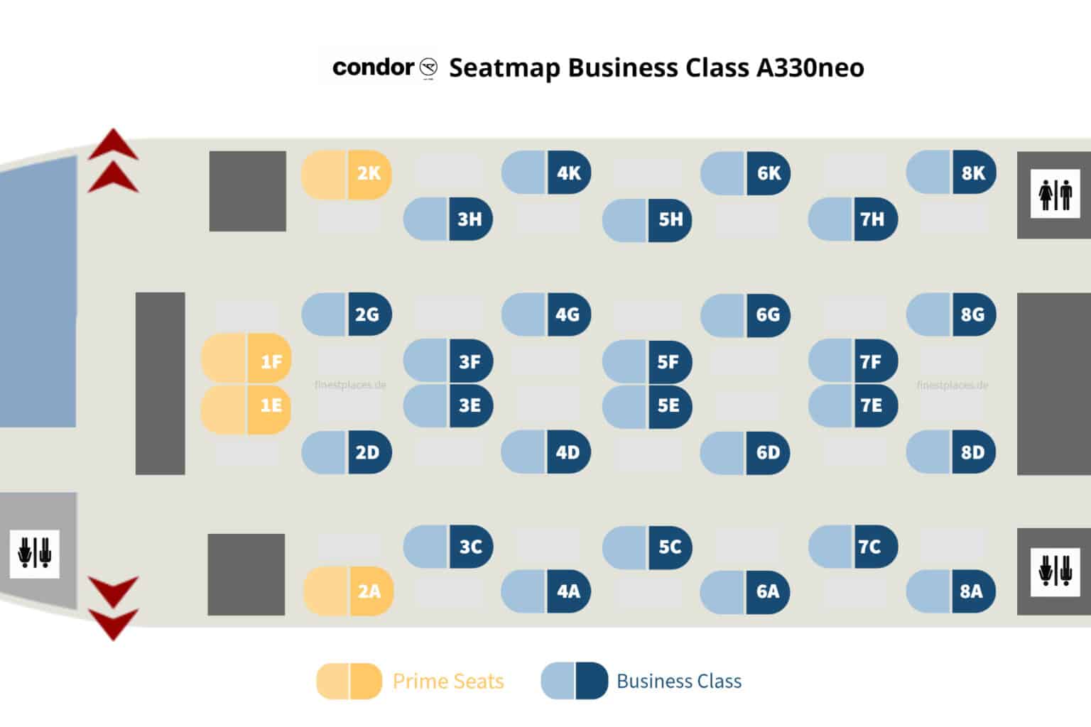 Condor Business Class & Prime Seats im A330neo: Top oder Flop?